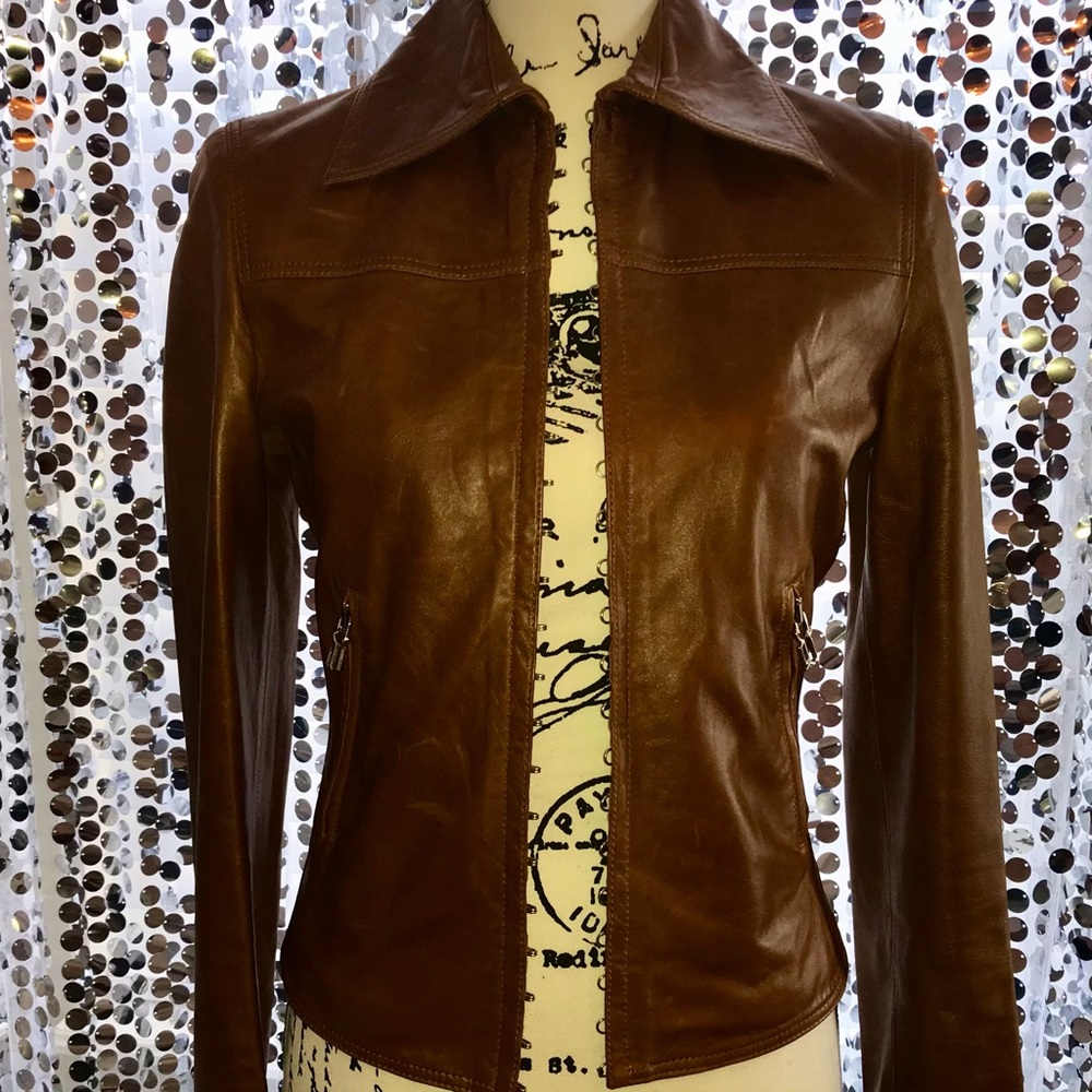 Gianni Versace-1990s Leather Jacket - Gem
